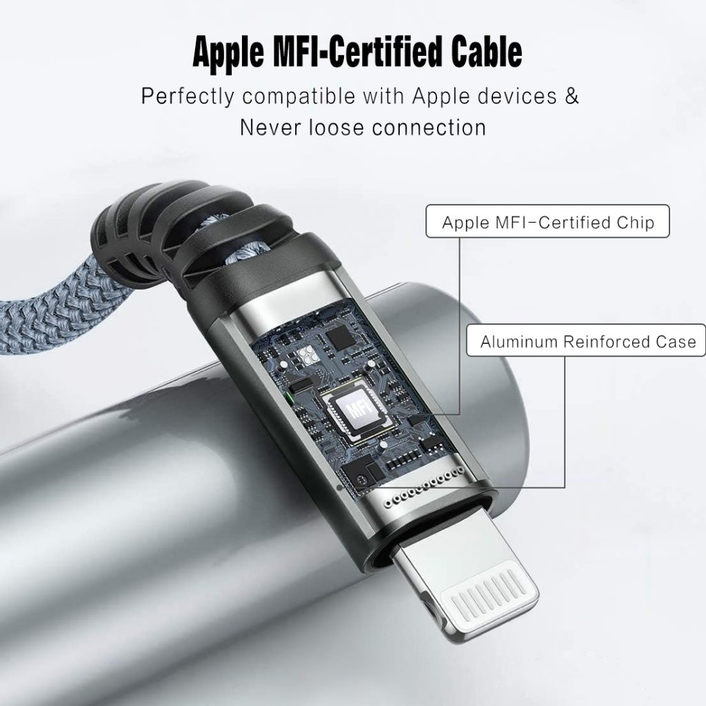APPHONE Nylon Braided MFI C89 Lightning Cable | Apphone